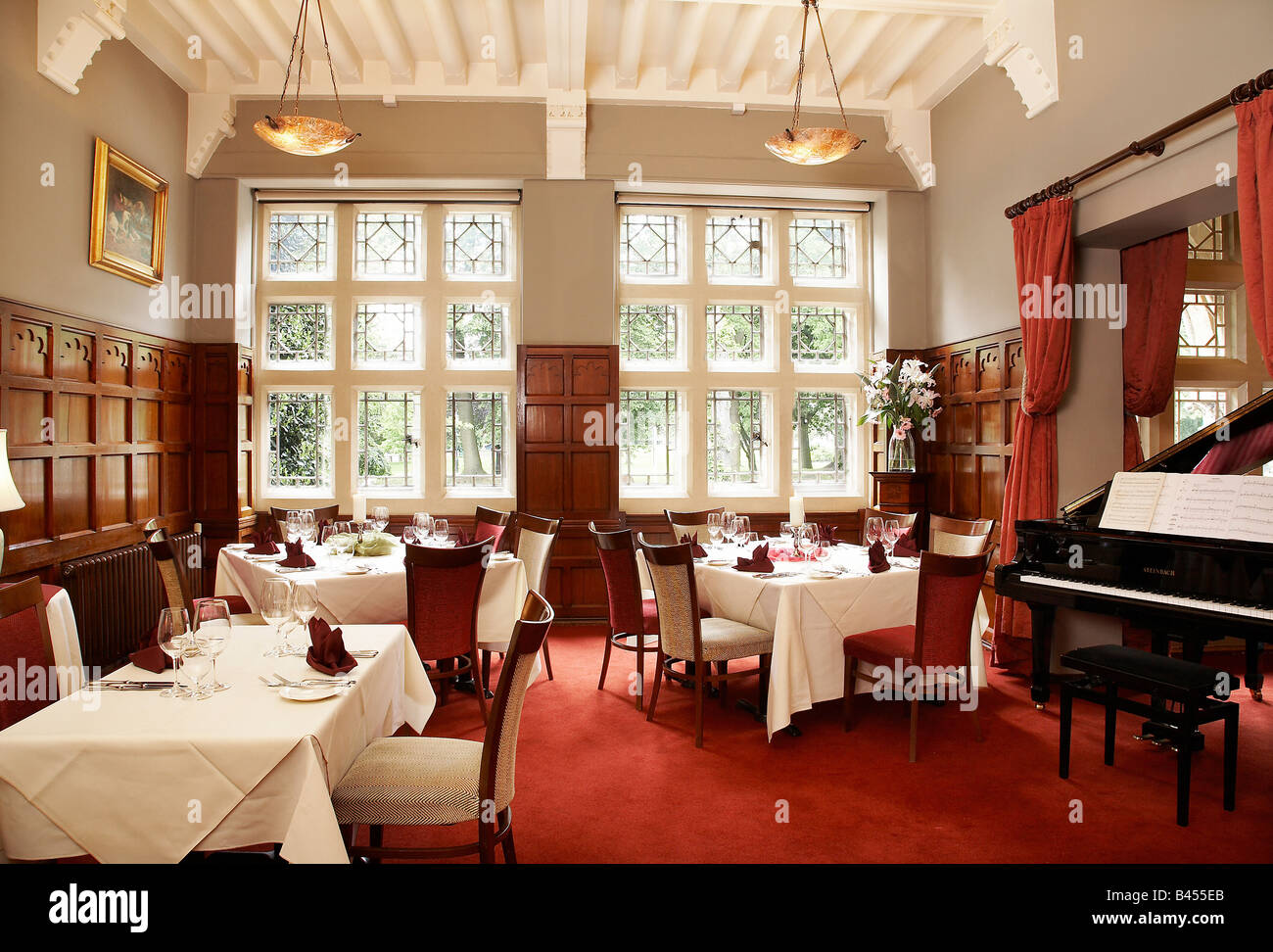 Function room at the Park house club in central Cardiff Stock Photo - Alamy