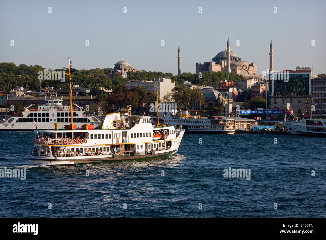 Ferry Boat Istanbul Turkey Stock Photo - Alamy