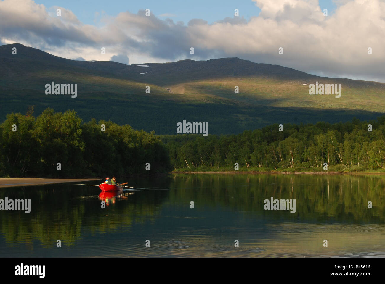 Ume Alv, Hemavan, Vasterbottenslan, Swedish Lapland, Sweden Stock Photo ...