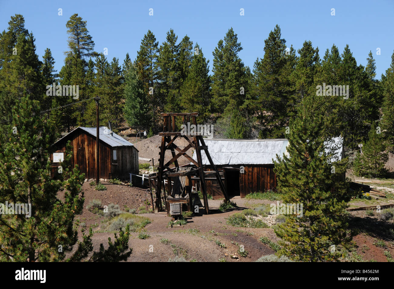 The Matchless Mine, Leadville, one of the most famous mines in Colorado ...