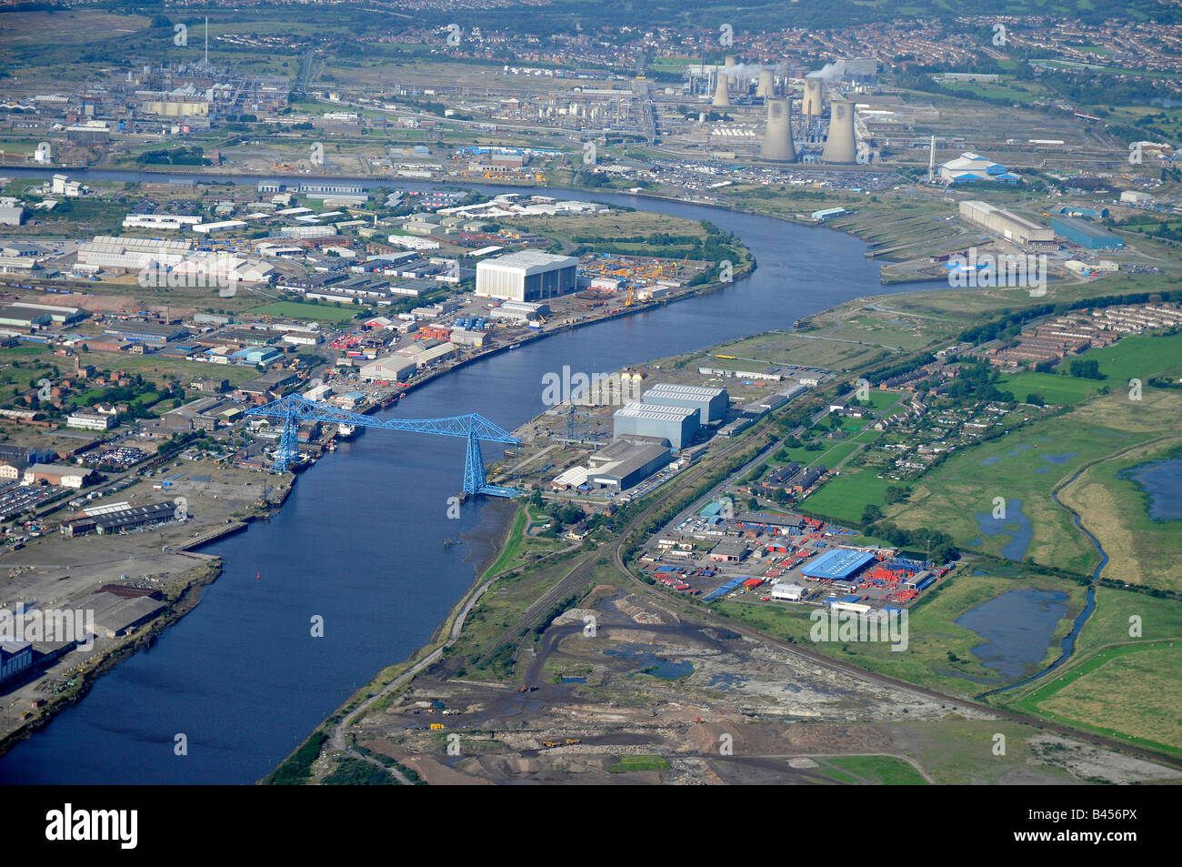 River tees aerial hi-res stock photography and images - Alamy