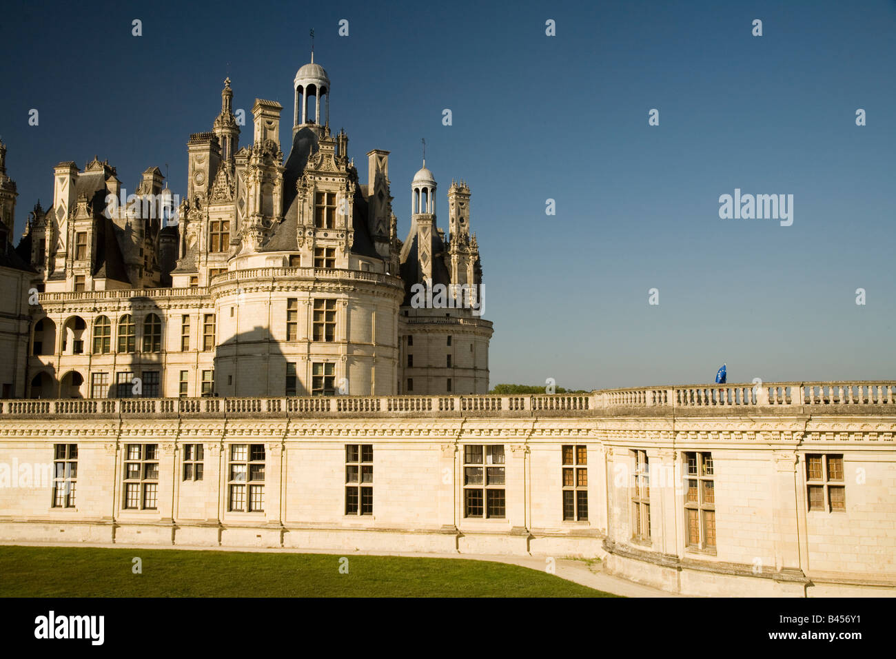 Southern-most bastion tower of the central keep and western wall ...