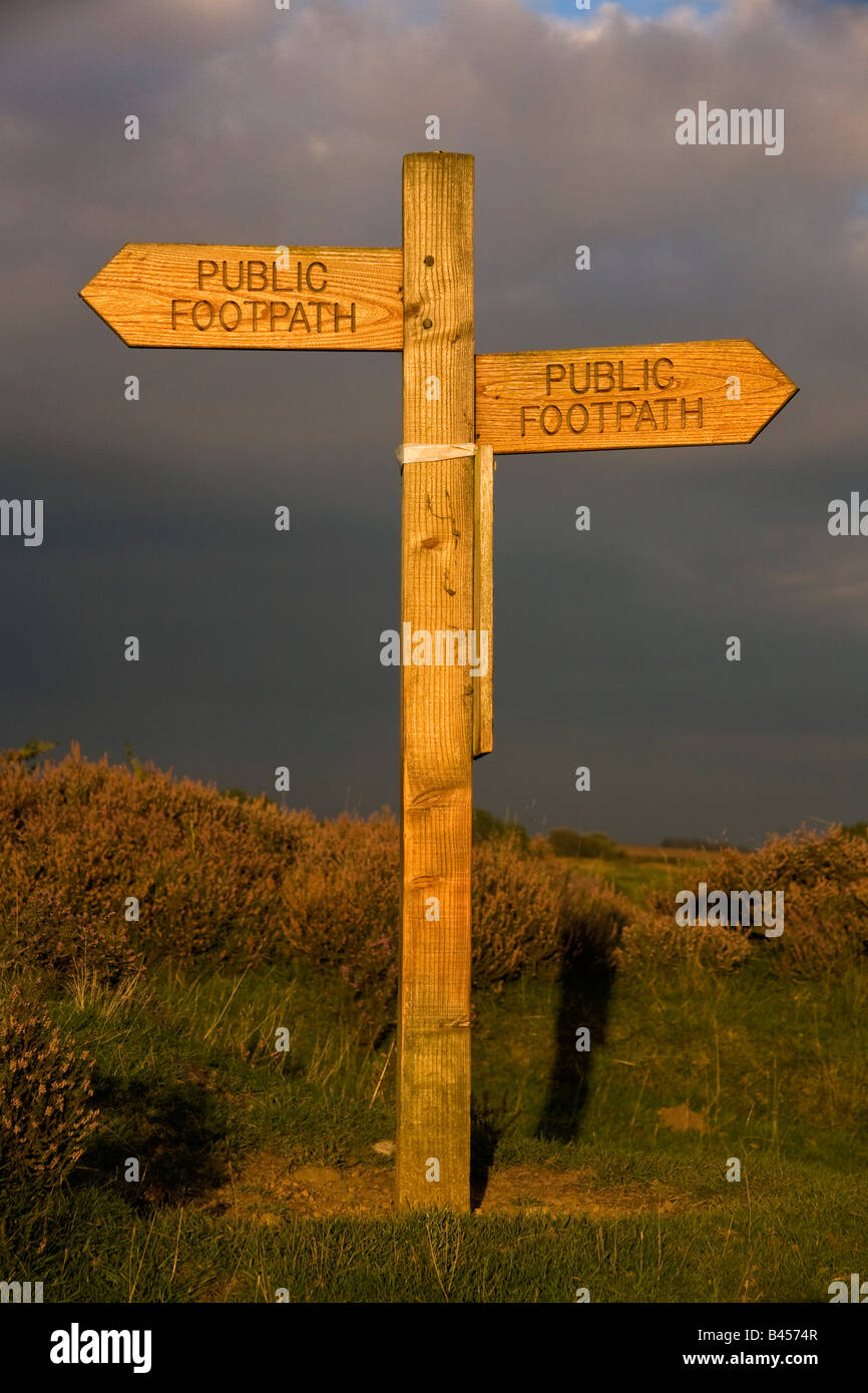Signpost, North Yorkshire, England Stock Photo - Alamy