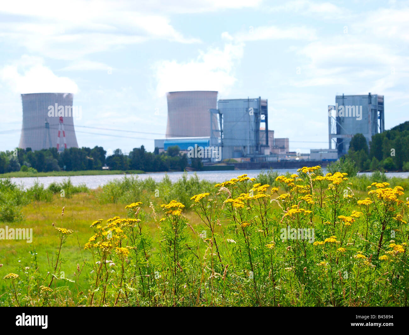 nuclear power plant near Blois in France Stock Photo - Alamy