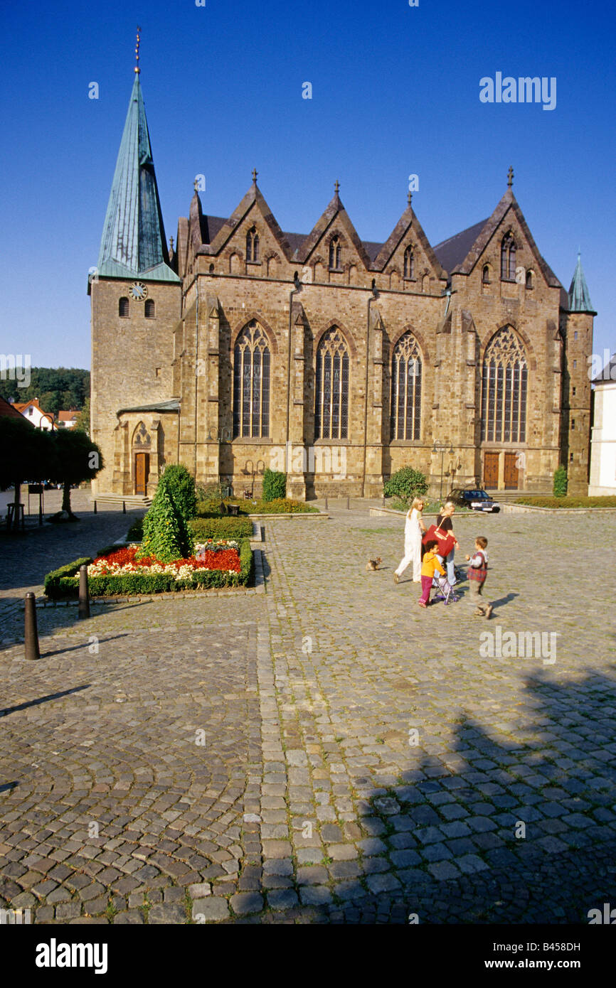 Germany, Ostercappeln, Lambertuskirche Stock Photo - Alamy