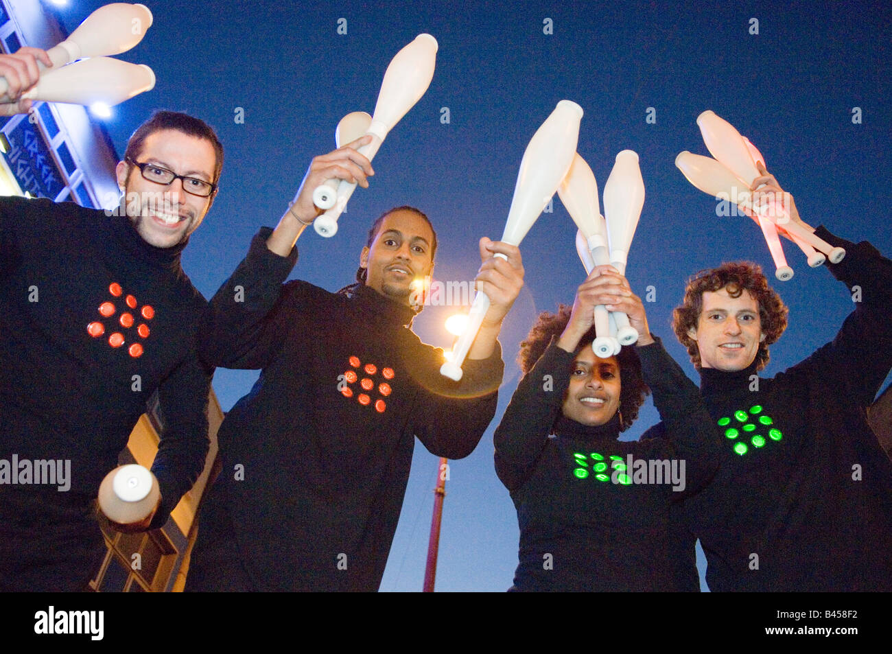 The Gandini Juggling Project Part of the Heat the Streets event in ...