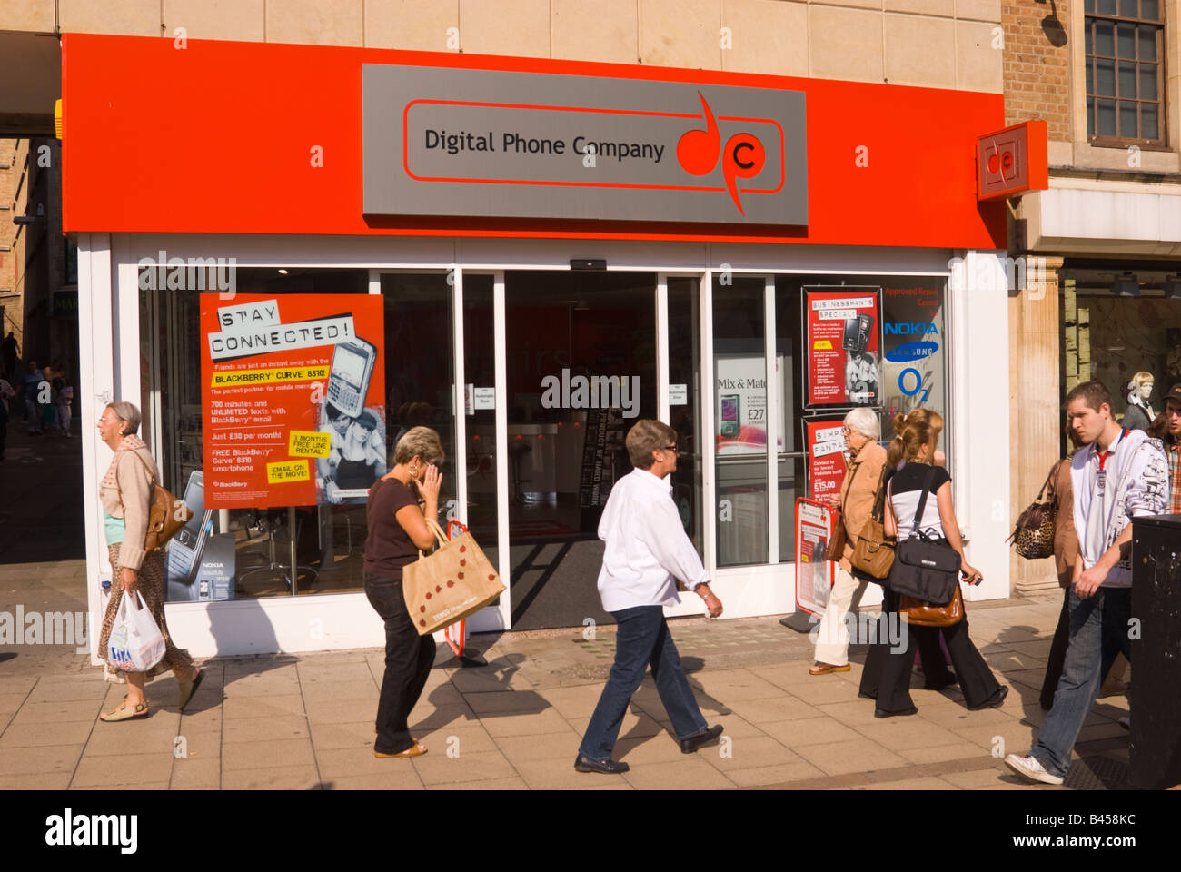 Digital Phone Company mobile phone shop in Norwich,Norfolk,Uk Stock ...