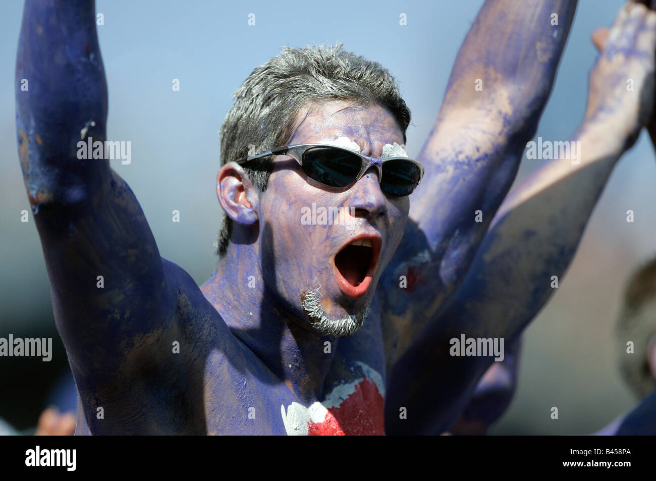 Football fan rally hi-res stock photography and images - Alamy