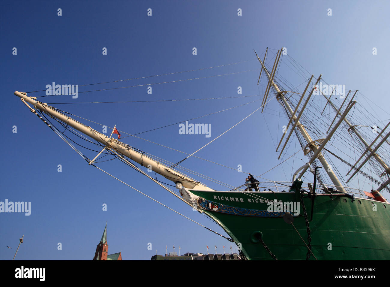 Masts of sailing ship rickmer rickmers hi-res stock photography and ...