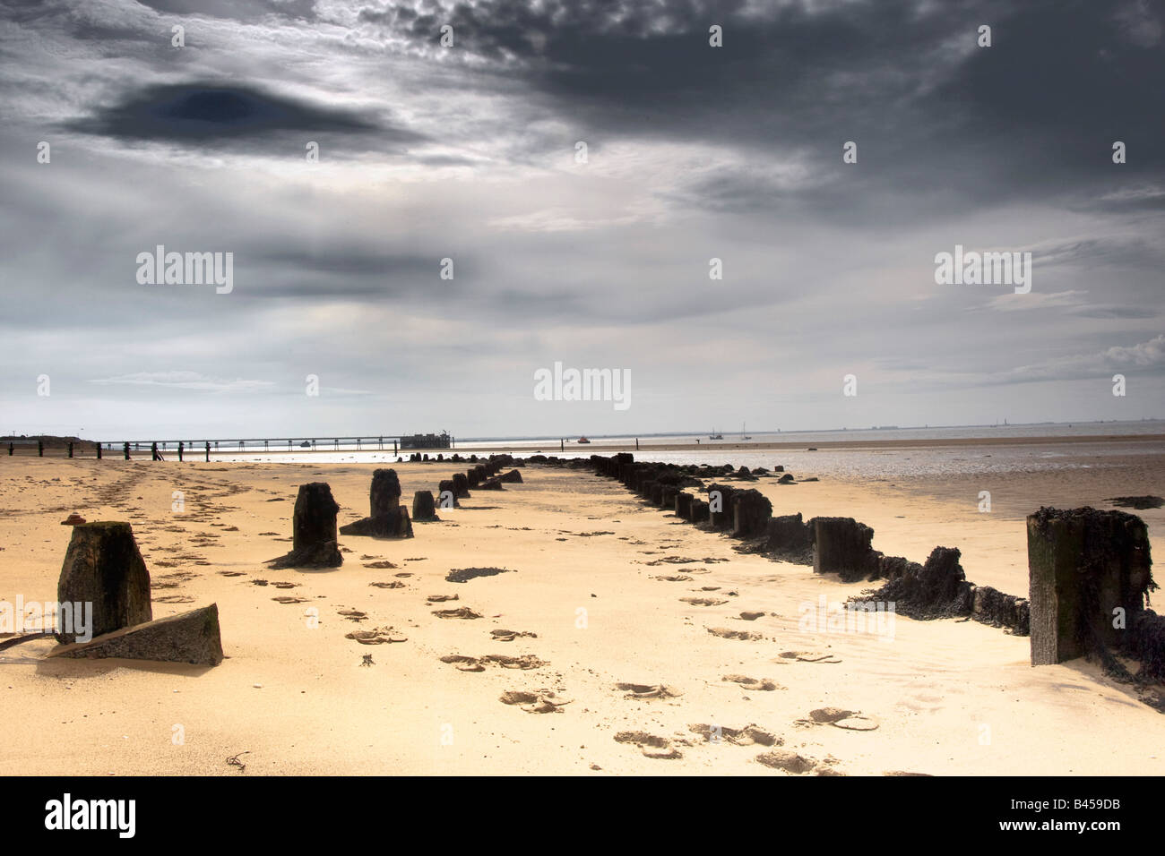 The beach, Humberside, England Stock Photo - Alamy