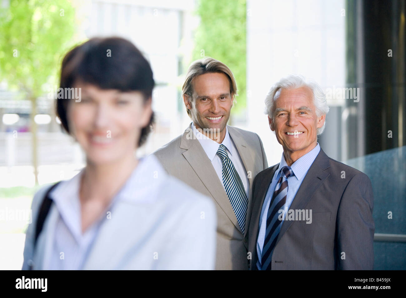 Germany, Baden Württemberg, Stuttgart, Business people, smiling ...