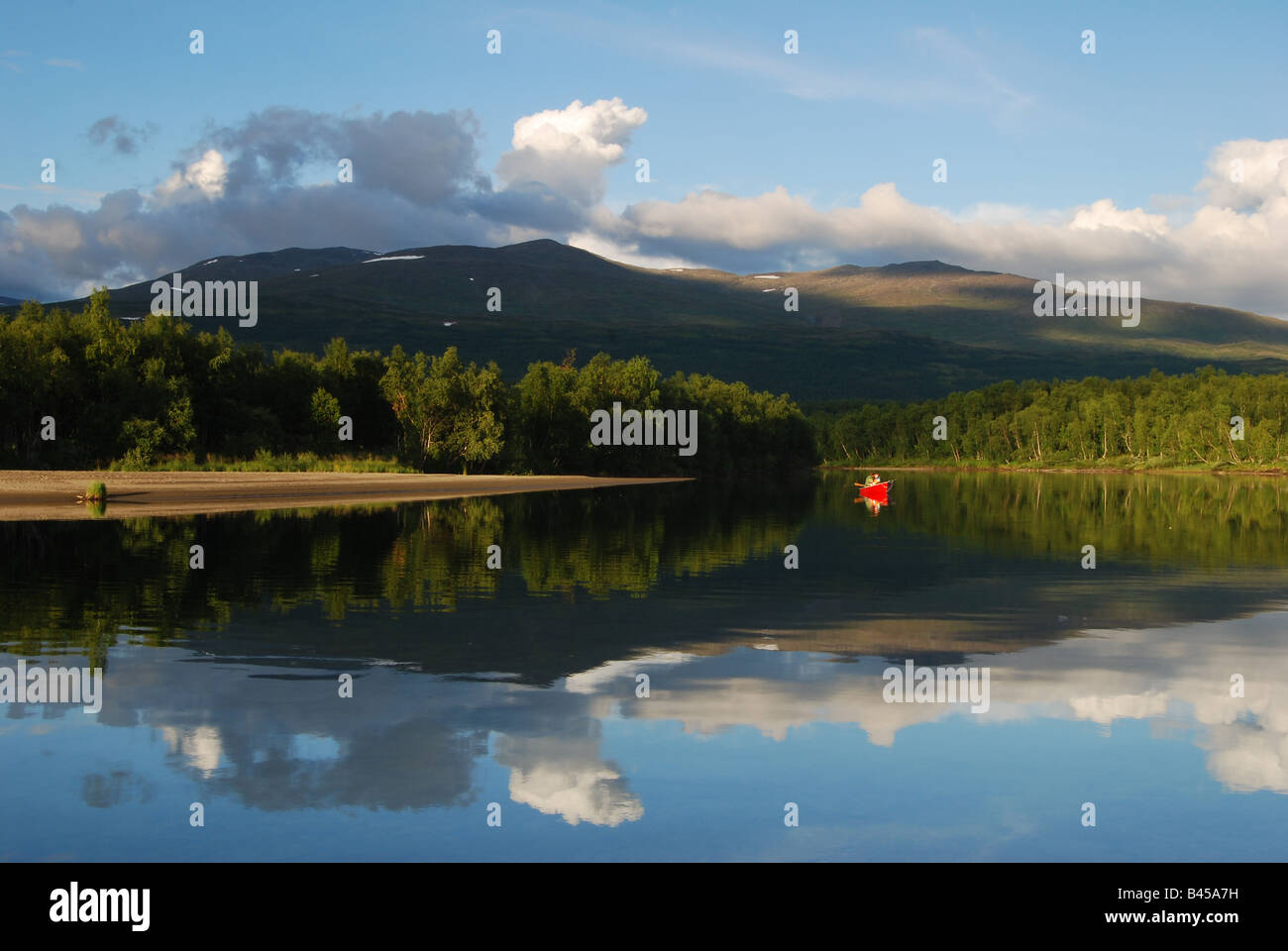 Ume Alv, Hemavan, Vasterbottenslan, Swedish Lapland, Sweden Stock Photo ...