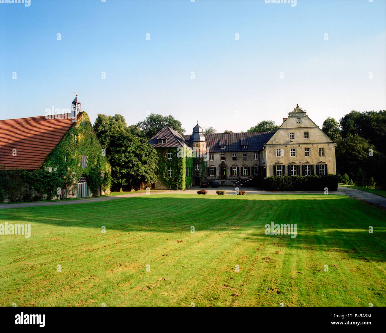 Germany, Osnabruecker country, Gut Ostenwalde near Oldendorf Stock ...