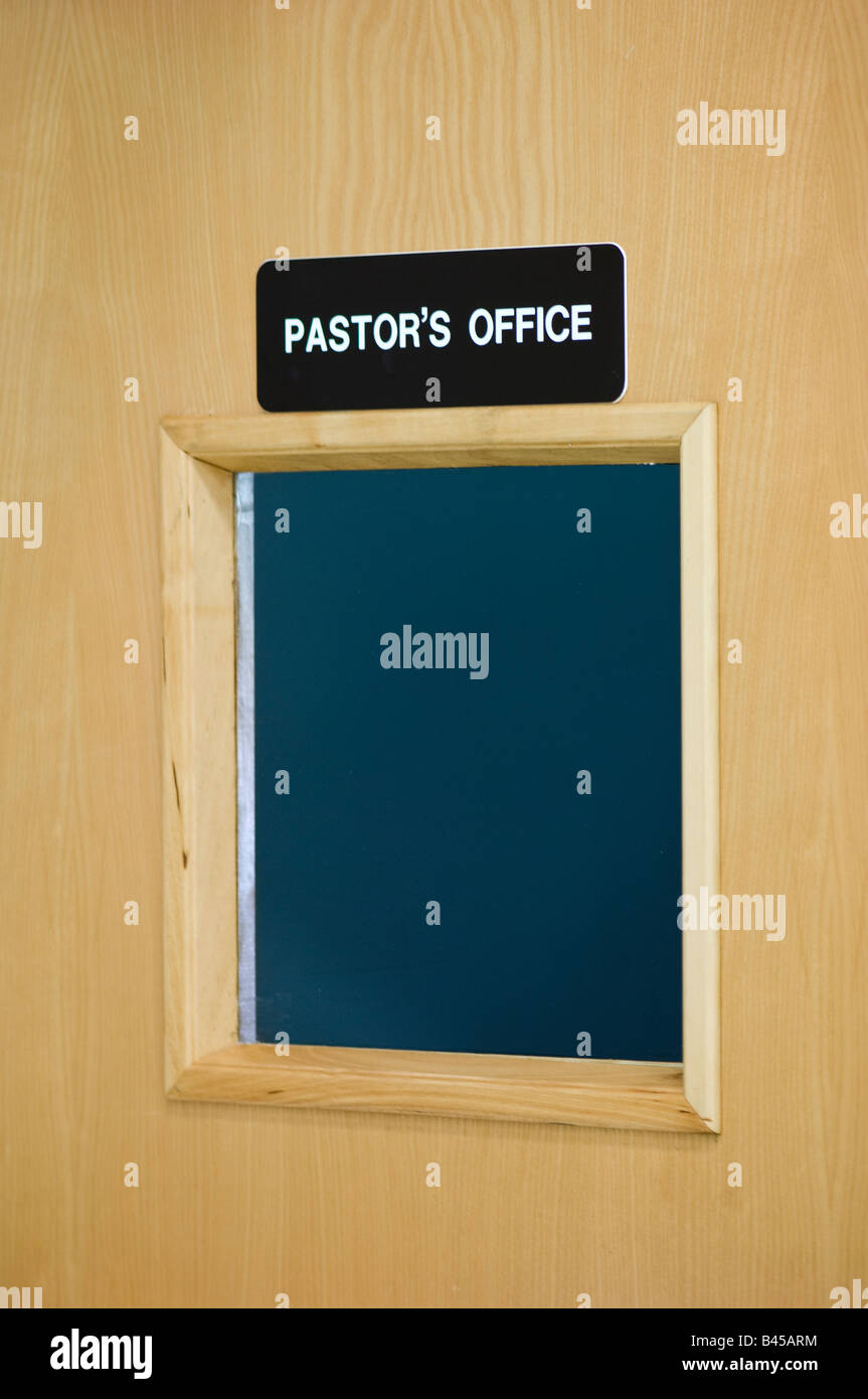 Pastor office door sign spiritual help guidance support confidence ...