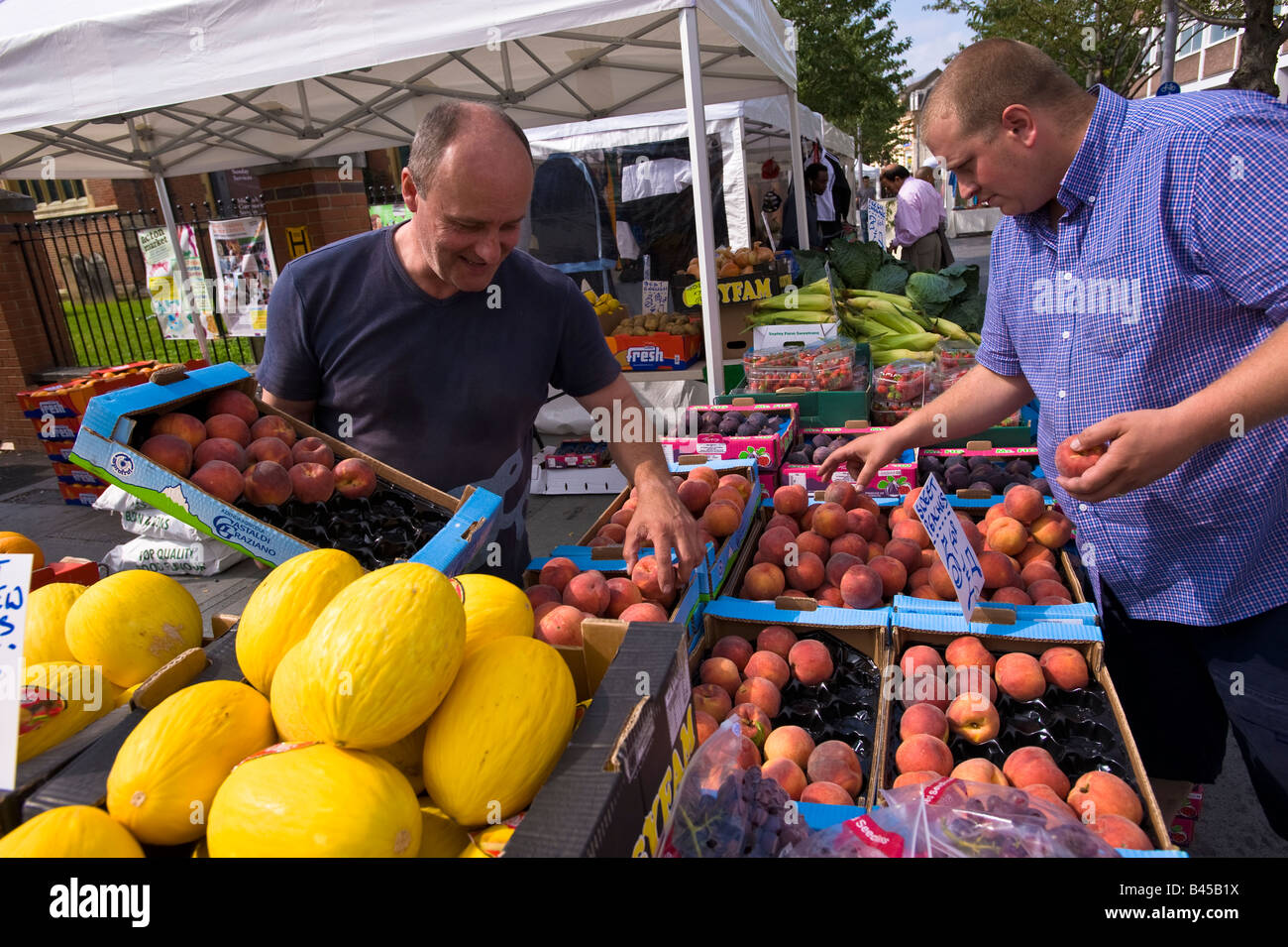 Acton Market W3 London United Kingdom Stock Photo - Alamy