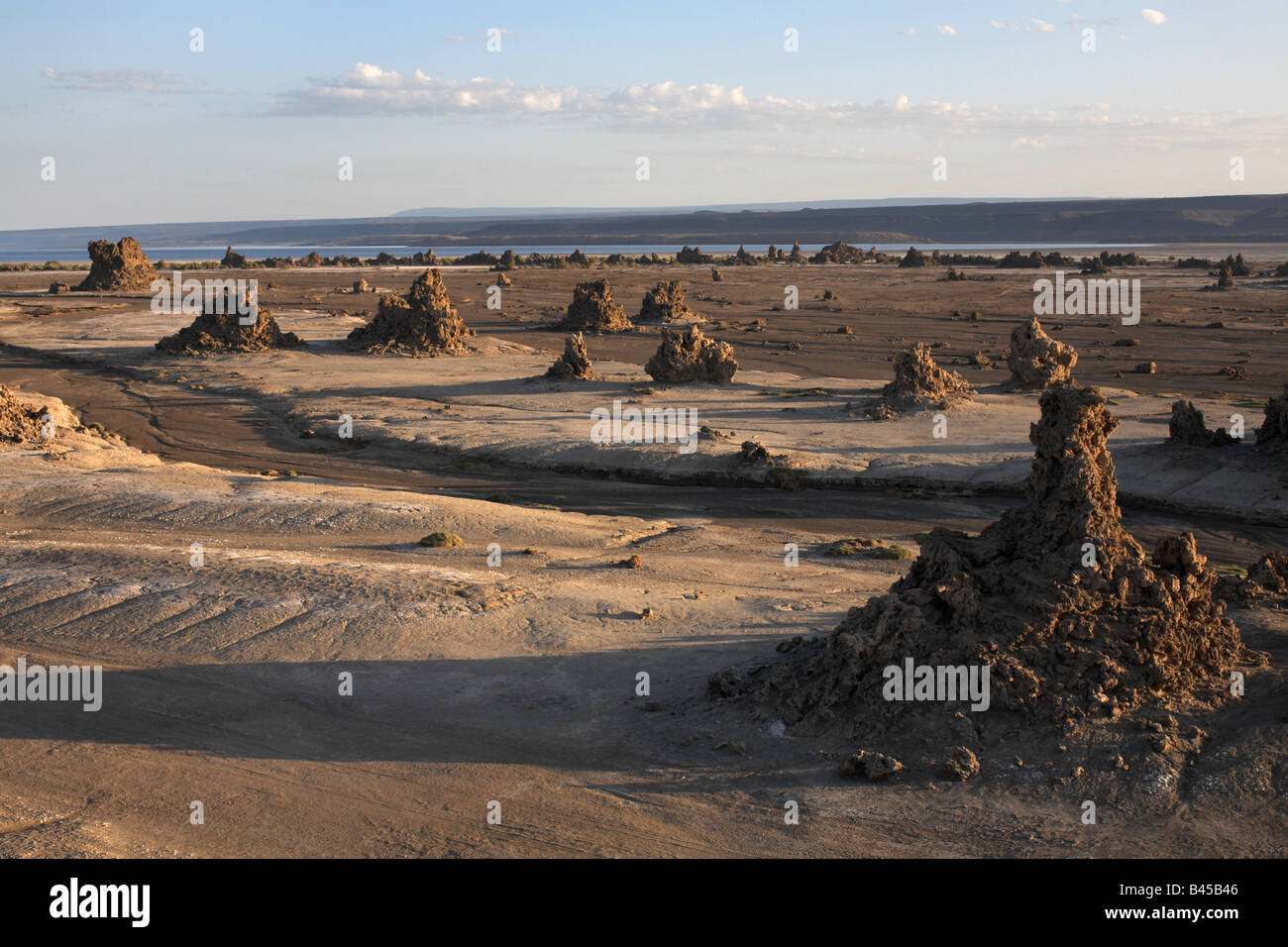 Lac Abbe, Djibouti Stock Photo - Alamy