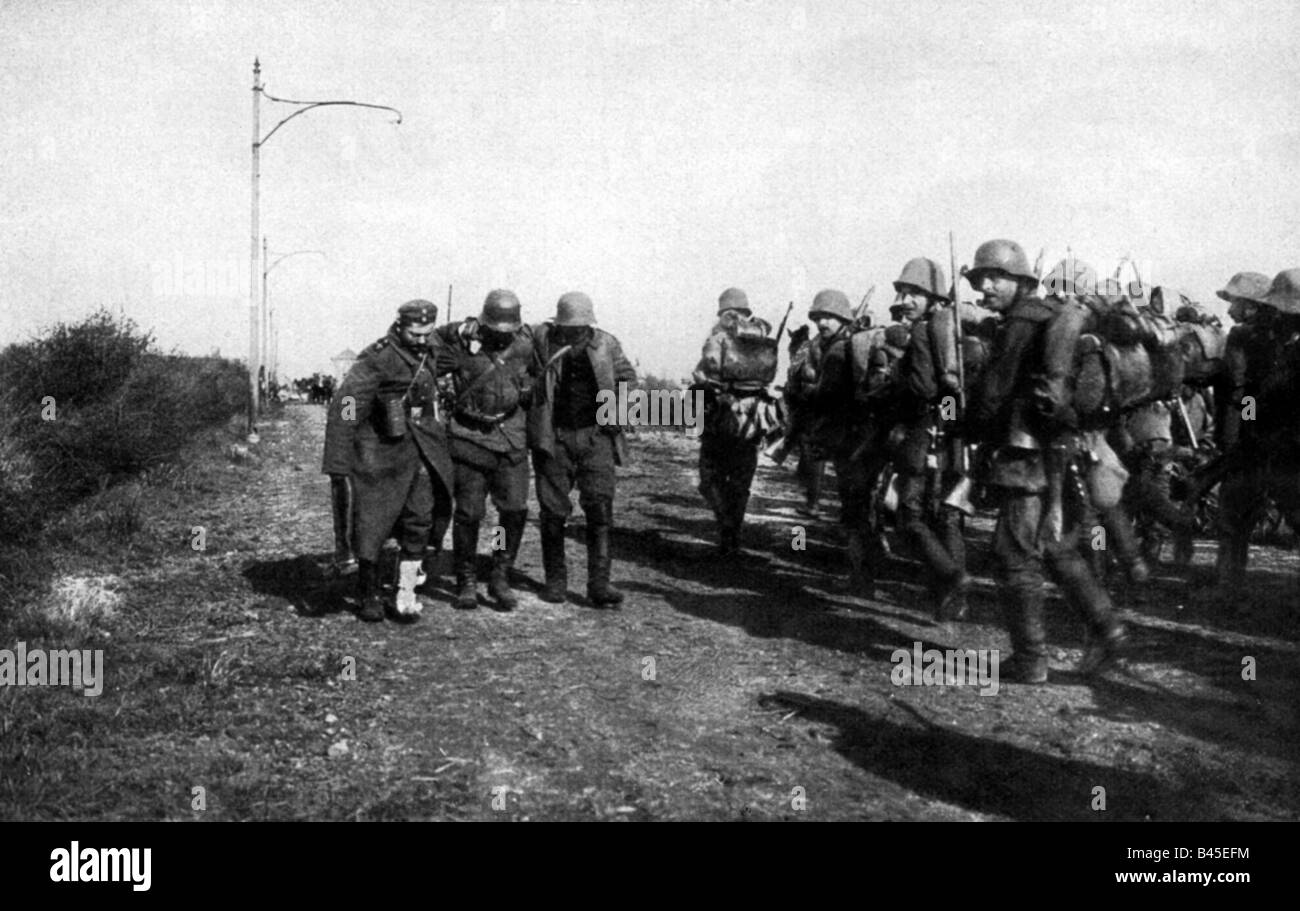 events, First World War / WWI, Western Front, German spring offensive ...