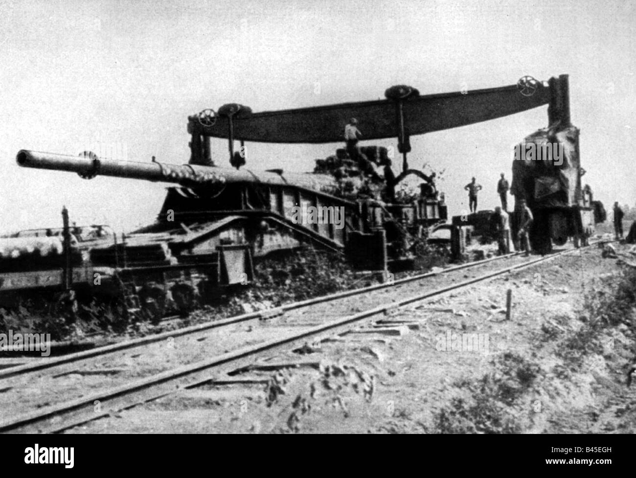 German paris gun first world war Black and White Stock Photos & Images ...