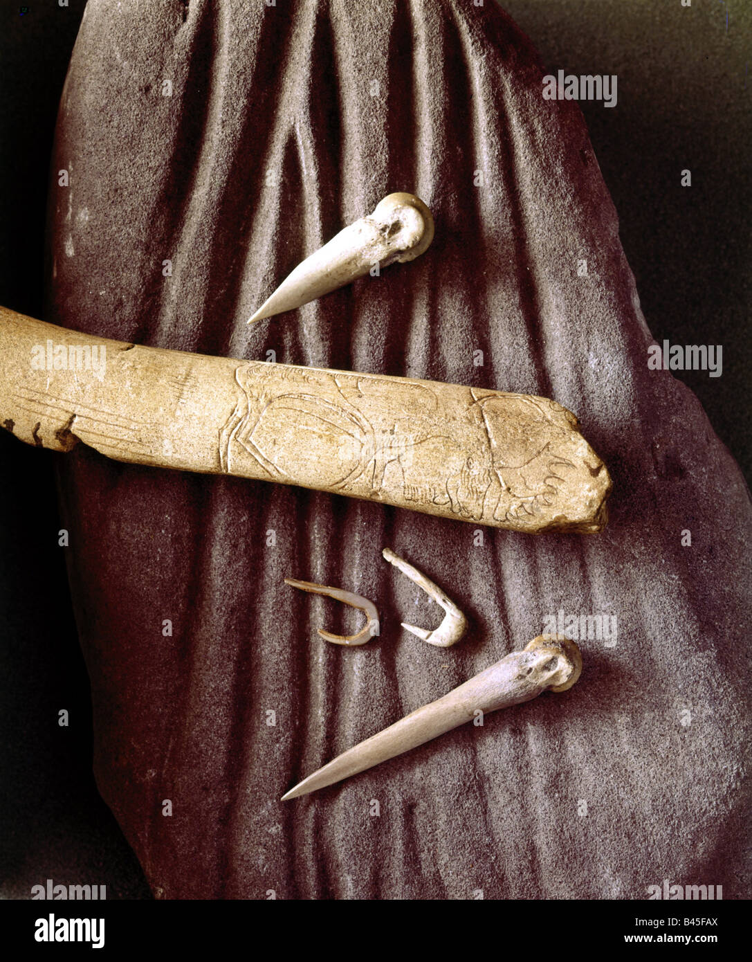 Stone bone antler tools hi-res stock photography and images - Alamy