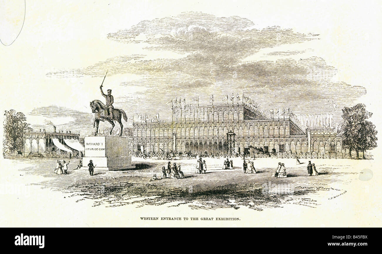 exhibition, world exhibition London 1.5. - 18.10.1851, first world ...