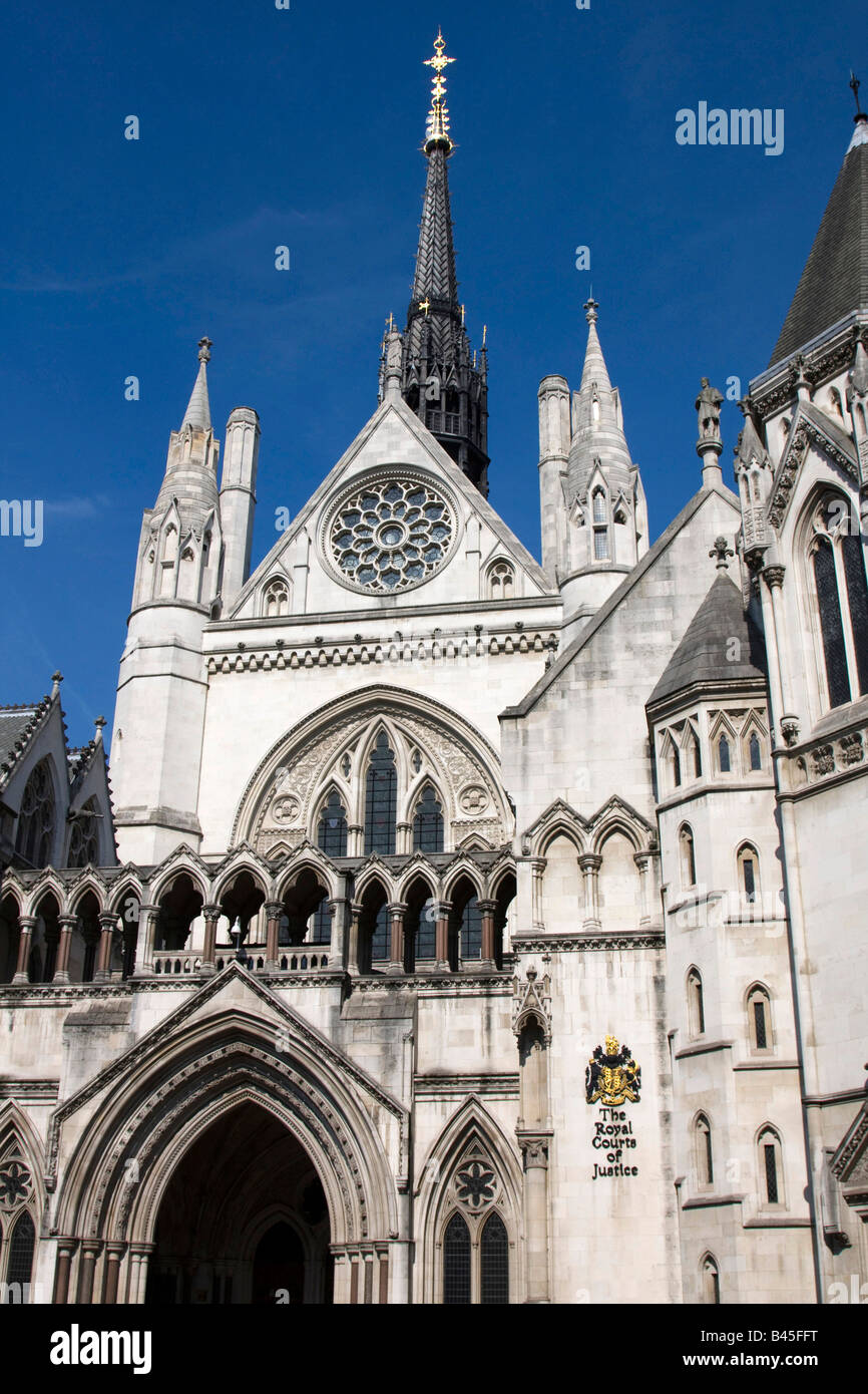 The Royal Courts of Justice, commonly called the Law Courts city of ...