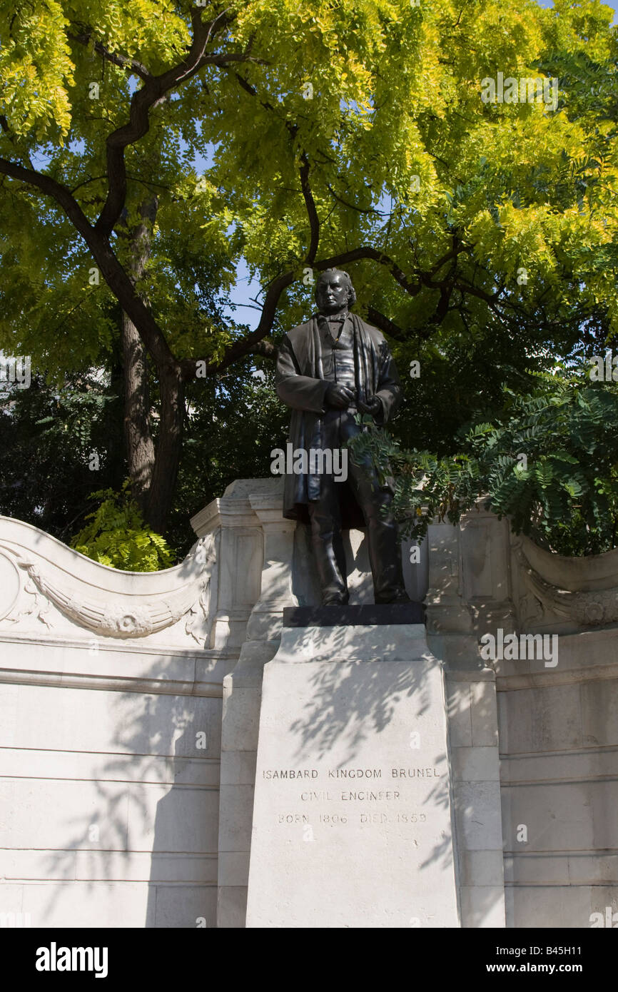 london isambard kingdom brunel engineer statue city of london england ...
