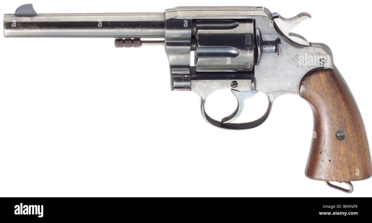 Colt 45 revolver us army hi-res stock photography and images - Alamy