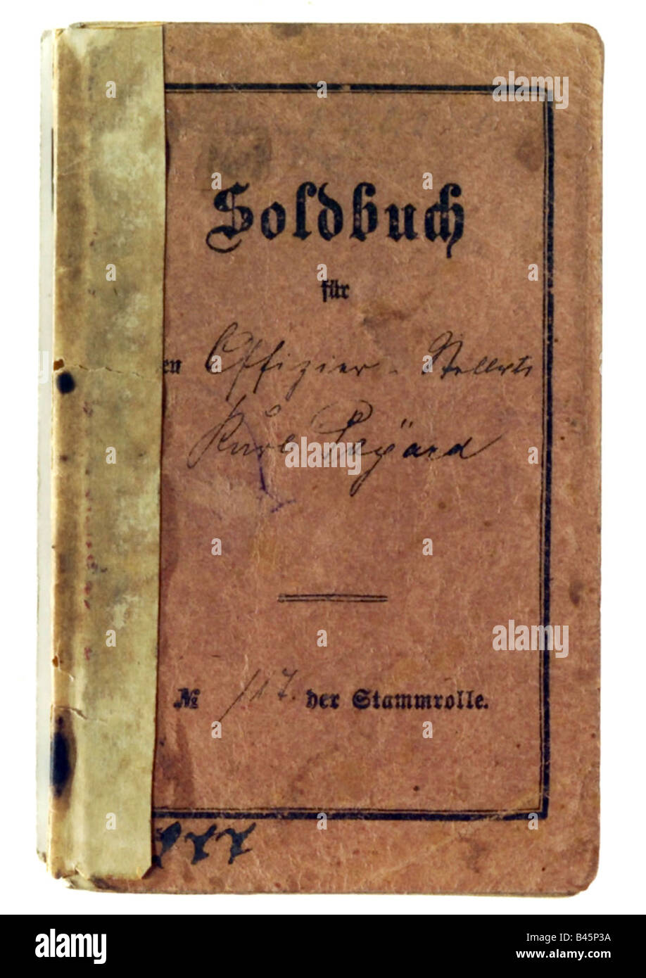 events, First World War/WWI, documents, Germany, pay book ...