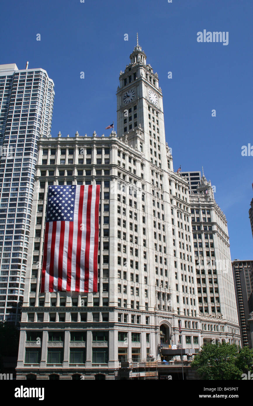 Wrigley Building on Michigan Avenue, Chicago Illinois Stock Photo - Alamy