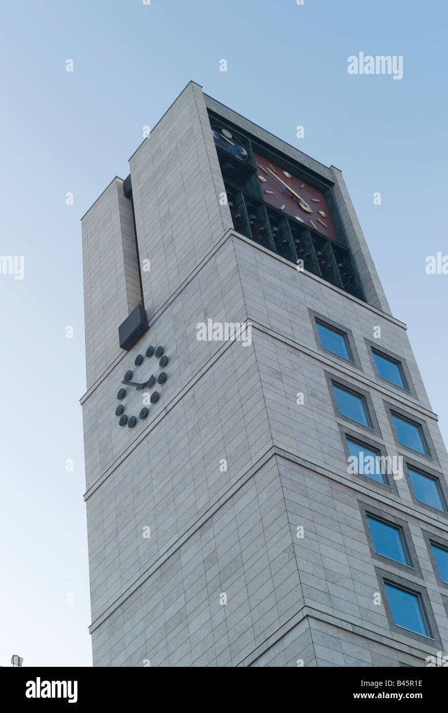 Germany, Baden Württemberg, Stuttgart, Tower of the town hal Stock ...