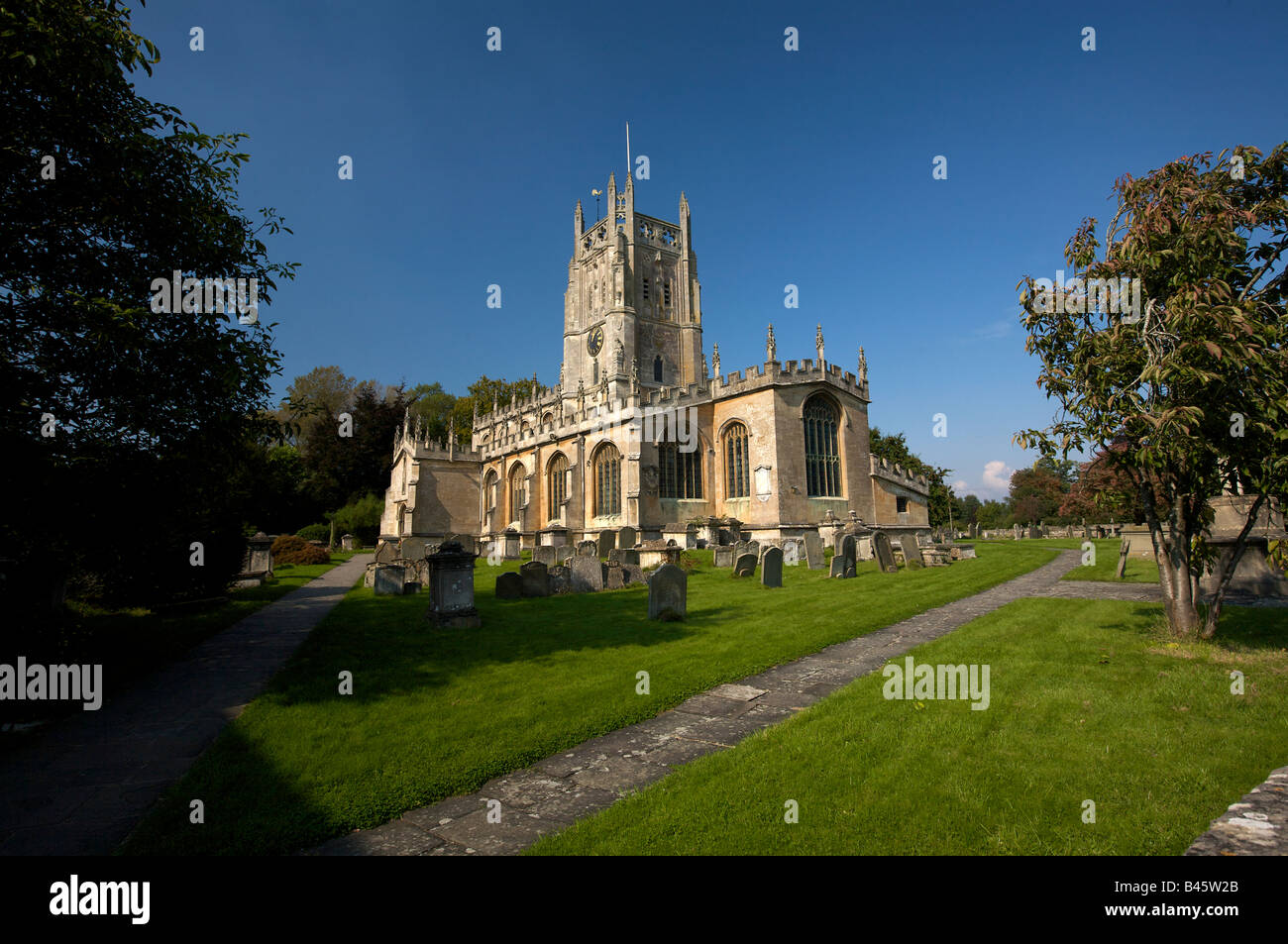 St Marys parish church Fairford Gloucestershire England UK Stock Photo ...