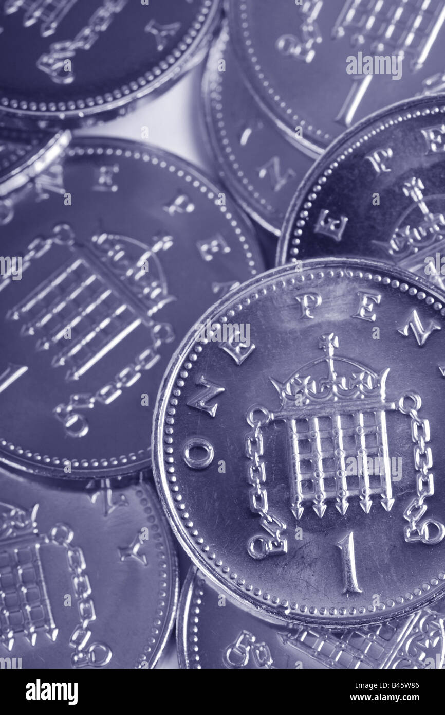 One penny coin hi-res stock photography and images - Alamy