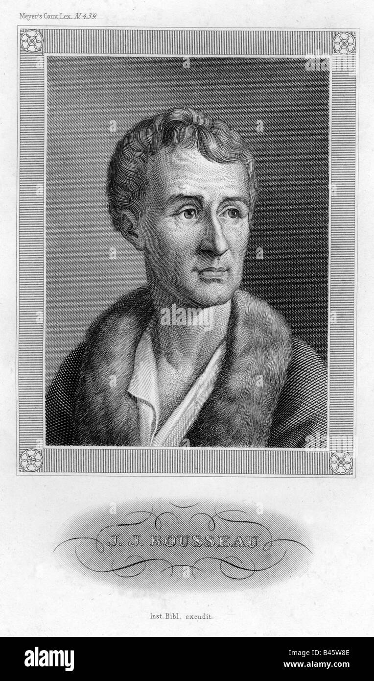 Jean jacques rousseau Black and White Stock Photos & Images - Alamy