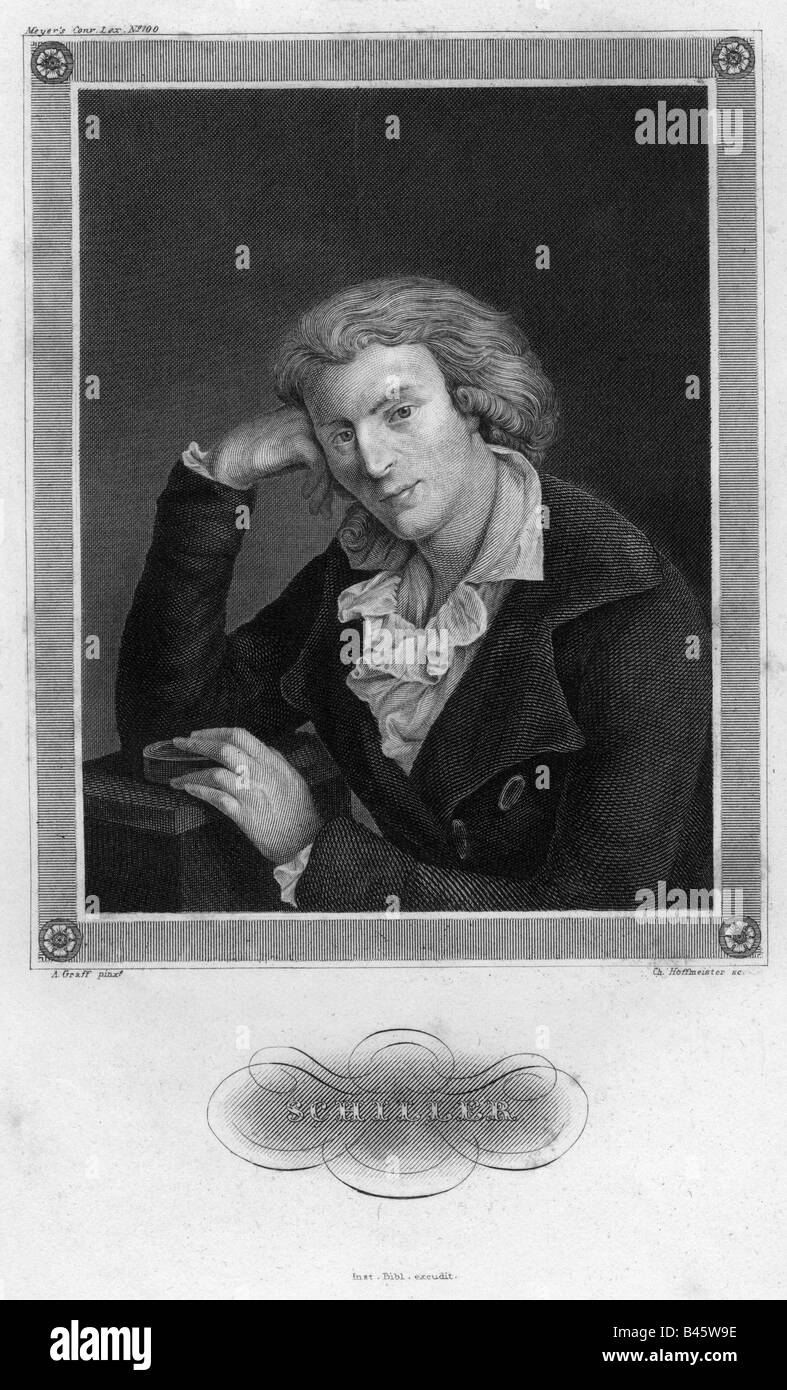 German playwright friedrich schiller hi-res stock photography and ...
