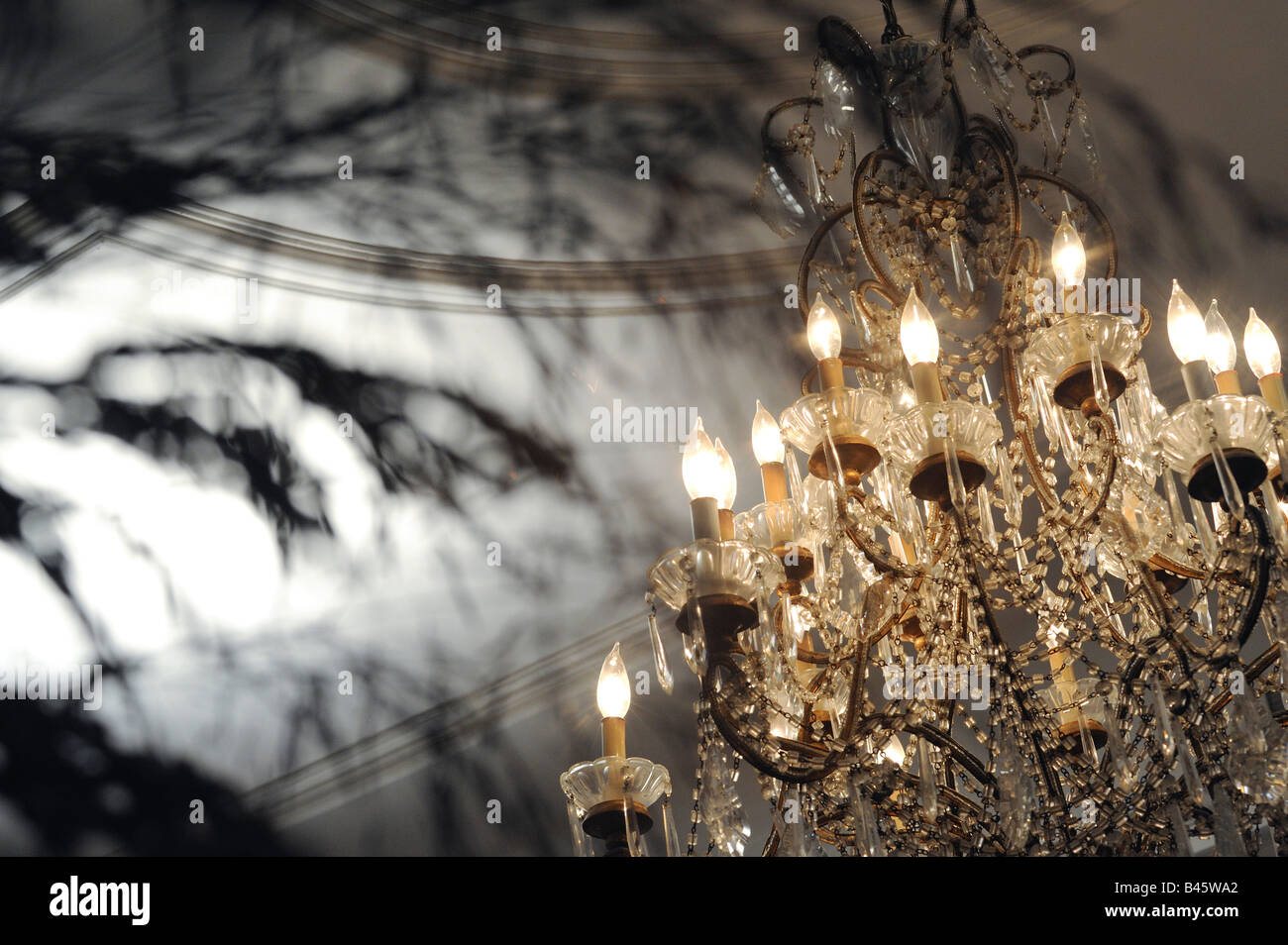 Chandelier shadows hi-res stock photography and images - Alamy