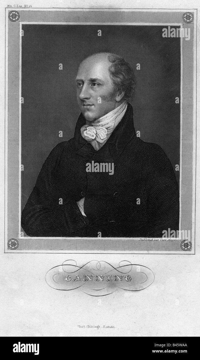George canning 1827 Black and White Stock Photos & Images - Alamy