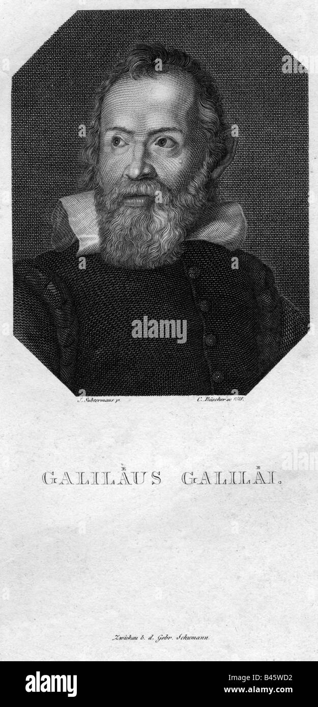 19th century portrait of galileo galilei hi-res stock photography and ...