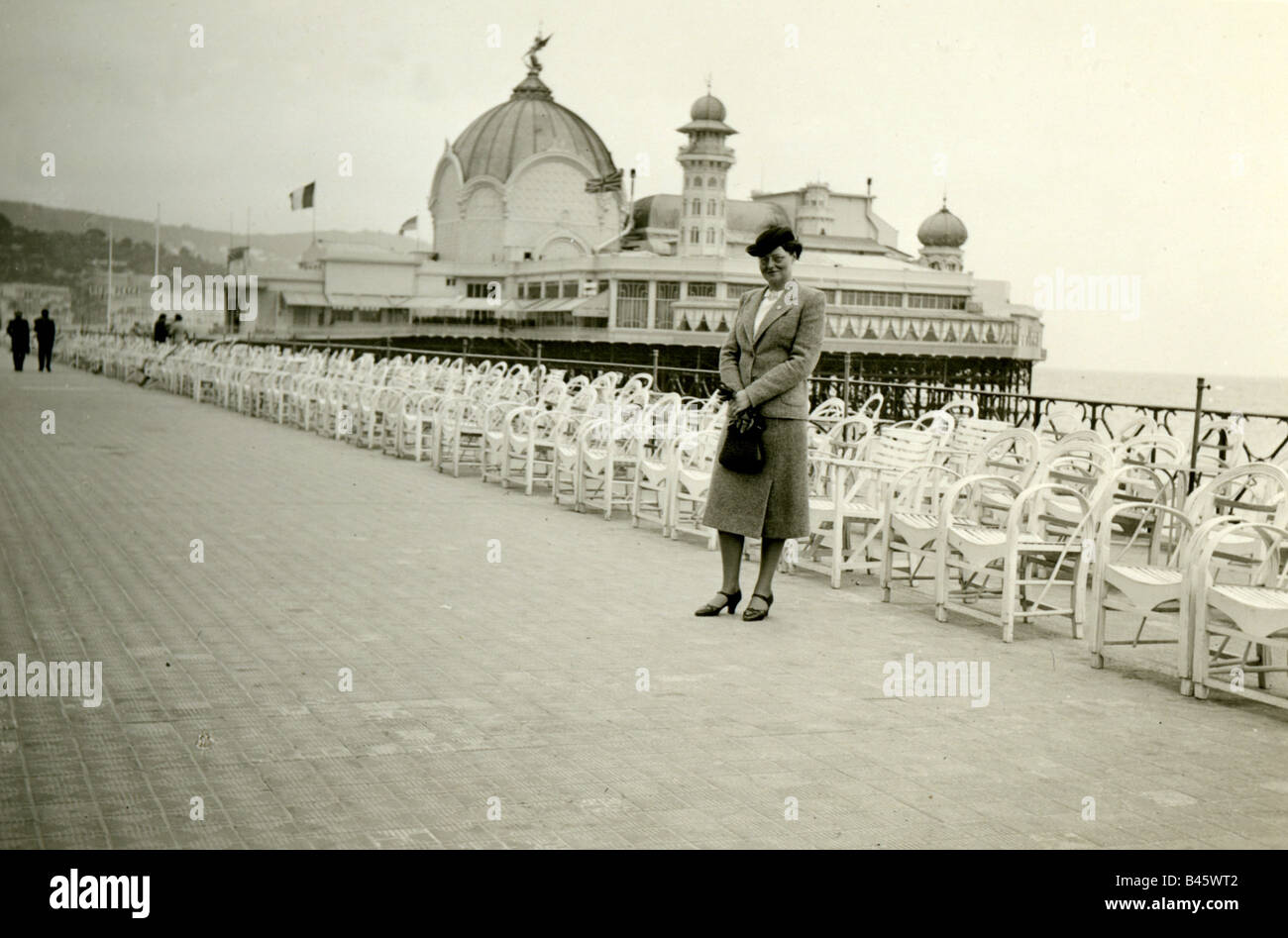 geography / travel, France, Riviera, harbour, Nice, boardwalk, 1939 ...