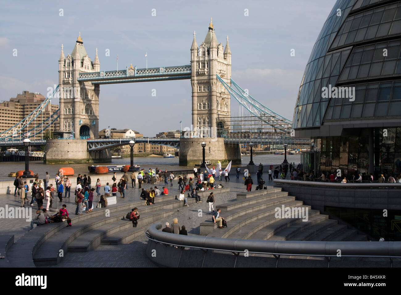 tower bridge gla headquarters london mayor city of london england uk gb ...