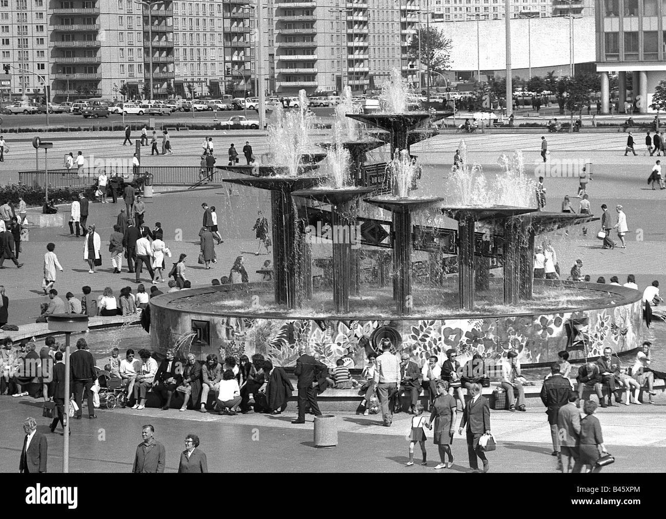 geography/travel, Germany, Berlin, squares, Alexanderplatz, 1971 Stock ...