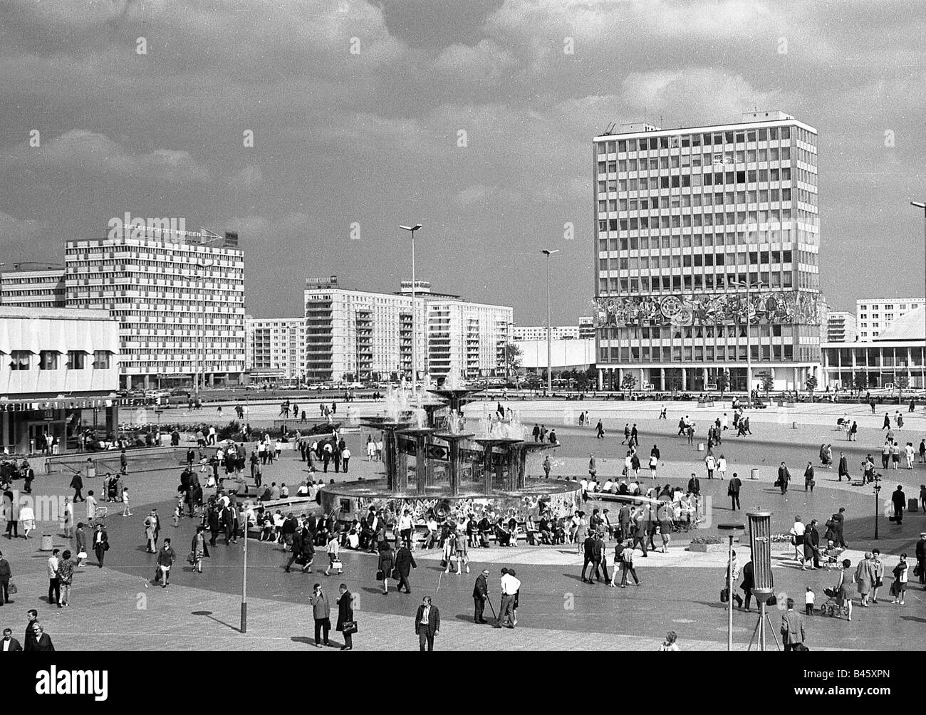 geography/travel, Germany, Berlin, squares, Alexanderplatz, 1971 Stock ...
