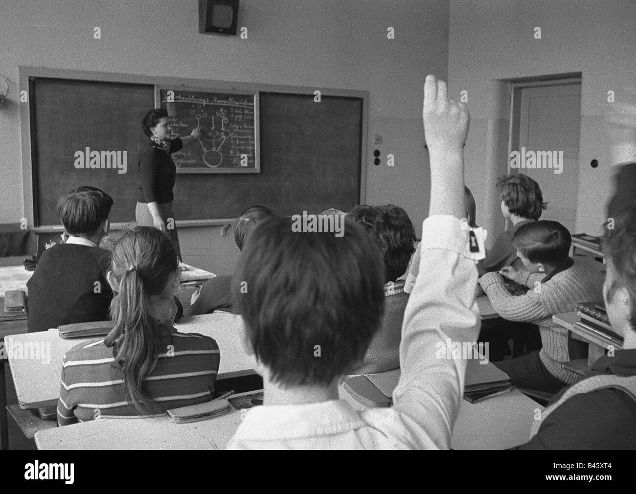 1960s school hi-res stock photography and images - Alamy