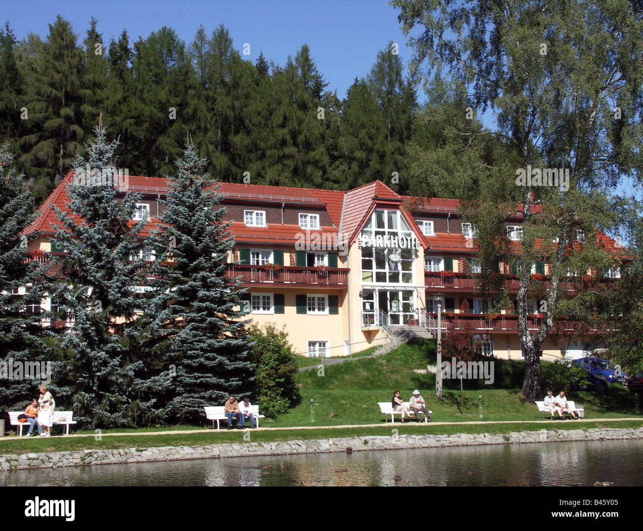 geography / travel, Saxony, Bad Brambach, gastronomy, hotels ...