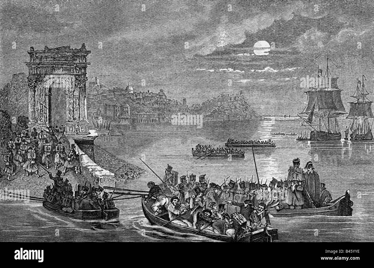 geography / travel, Italy, Ancona, events, French occupation, 1832 ...