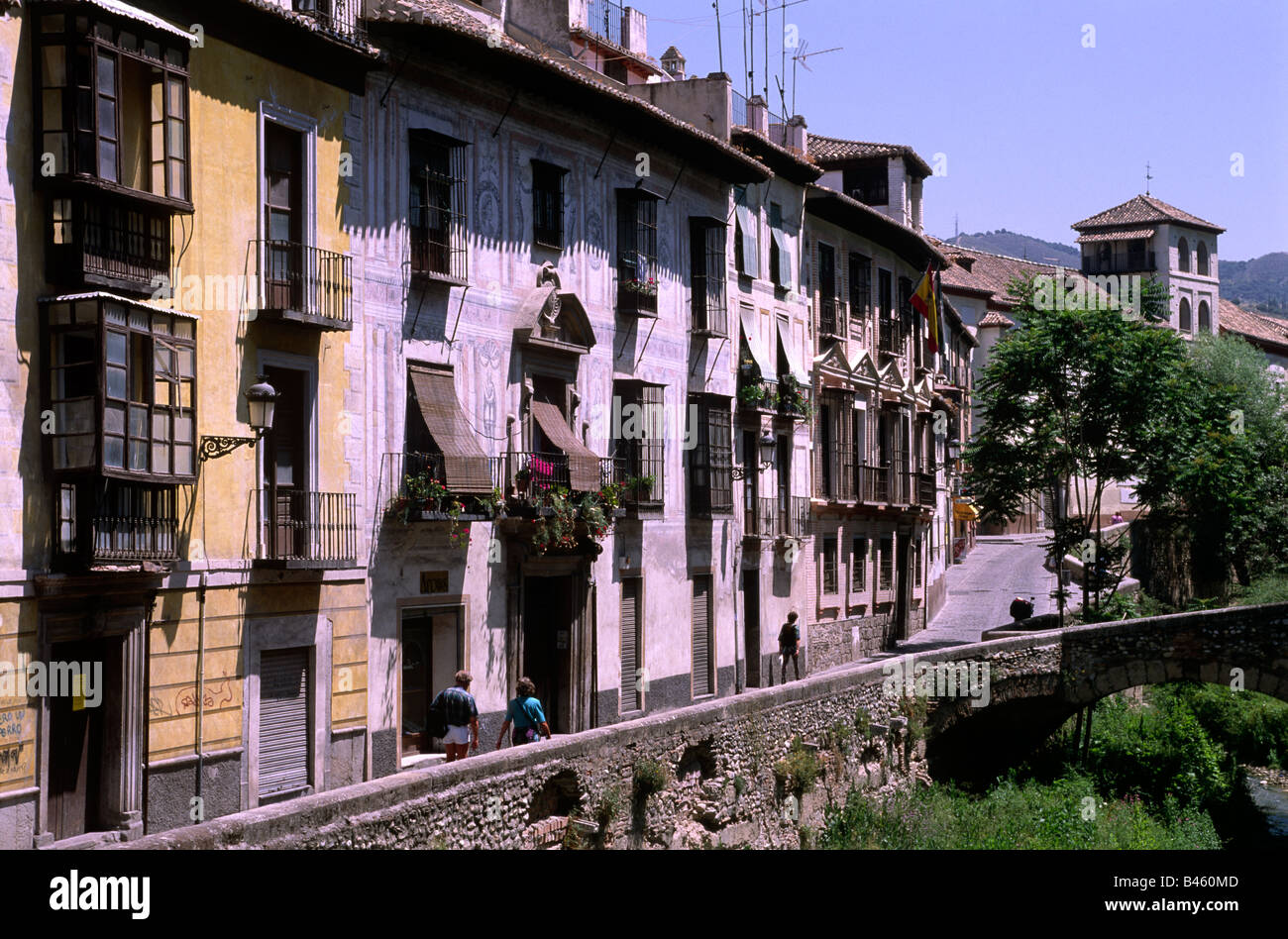 spain, granada, carrera del darro Stock Photo - Alamy