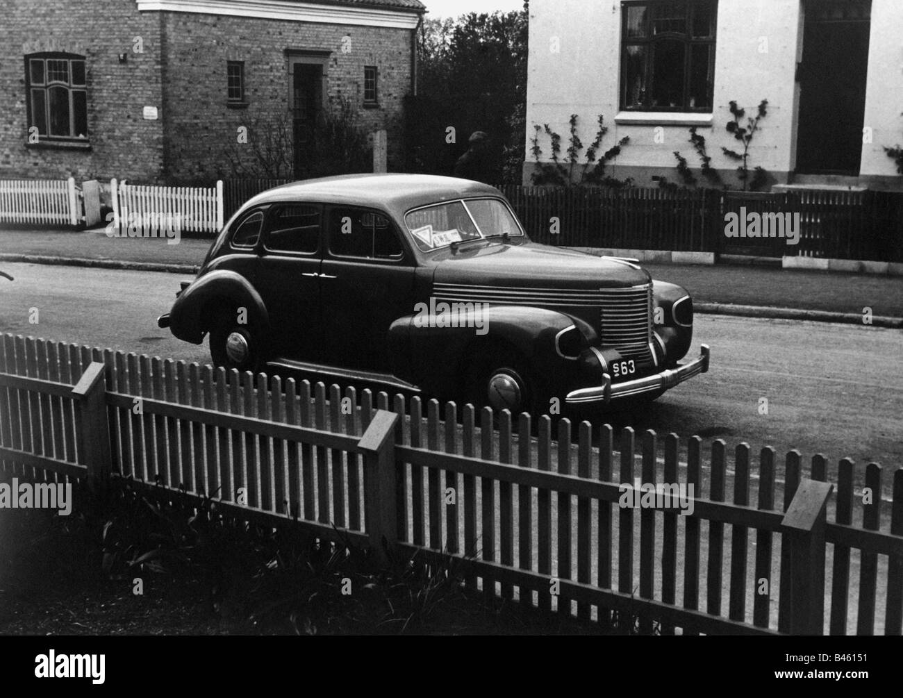 transport / transportation, cars, Opel Admiral, Denmark, circa 1938 ...