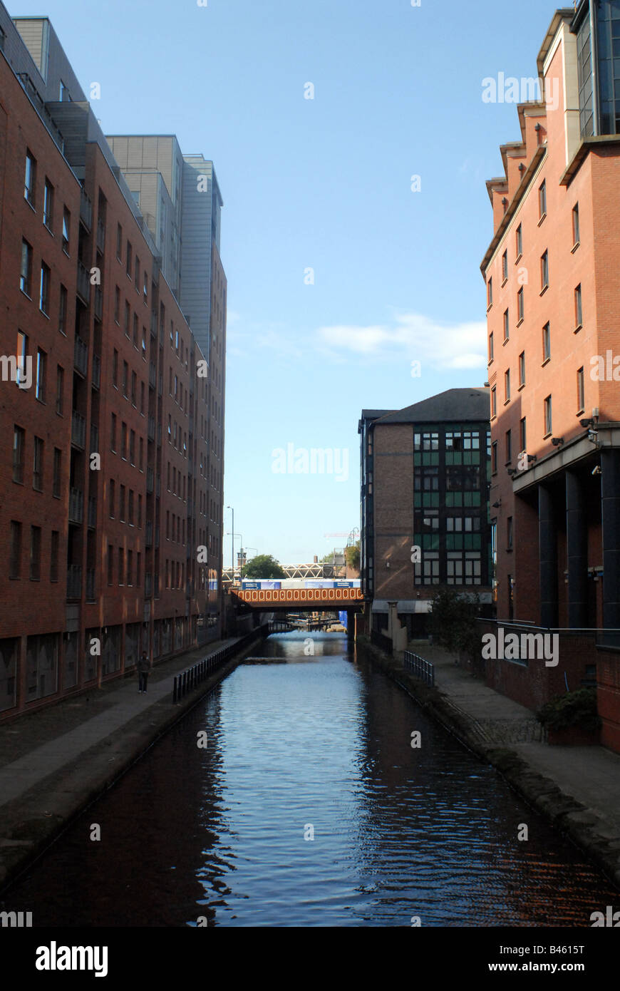 Bridge Water Canal Manchester Stock Photo - Alamy