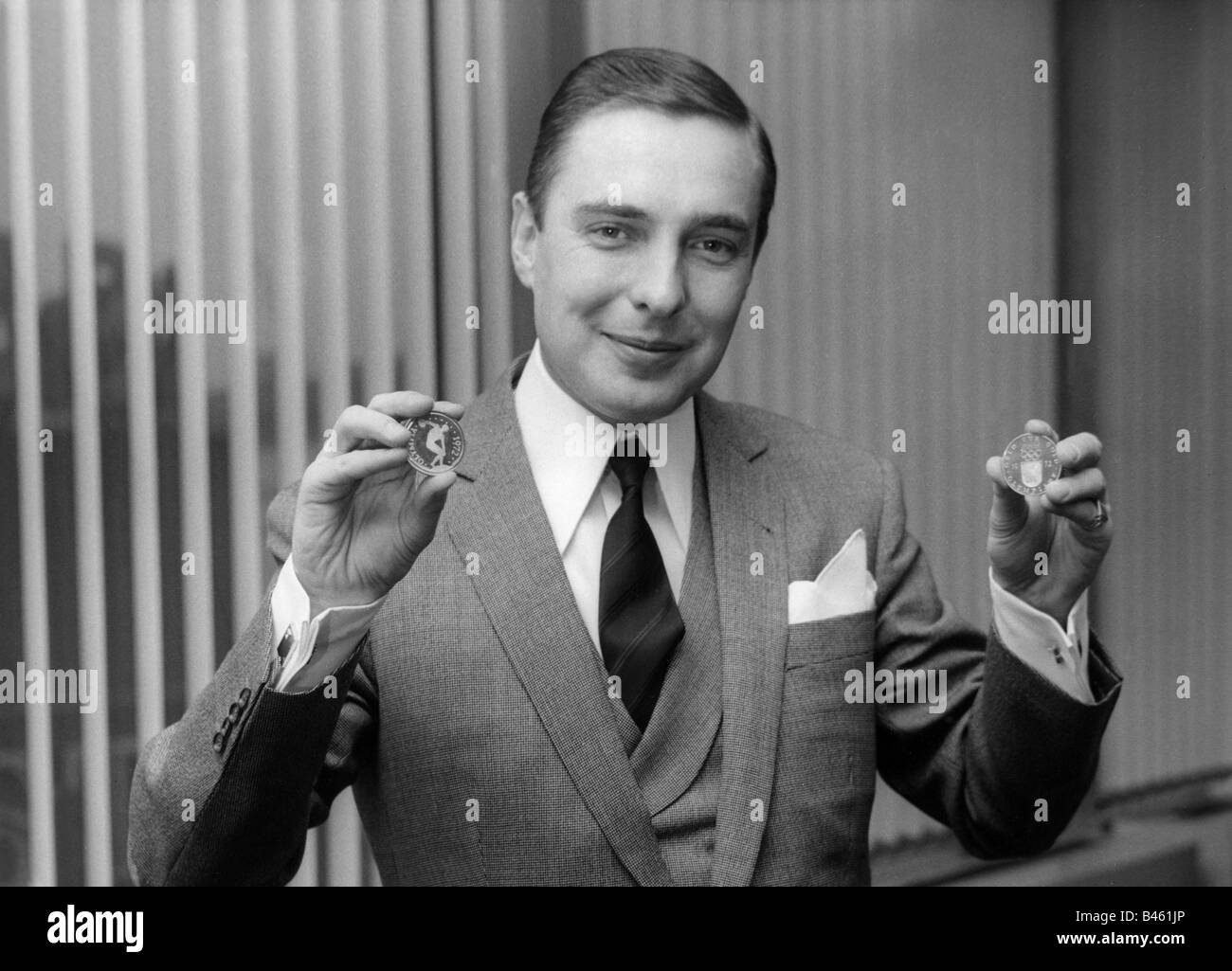 People with medals Black and White Stock Photos & Images - Alamy