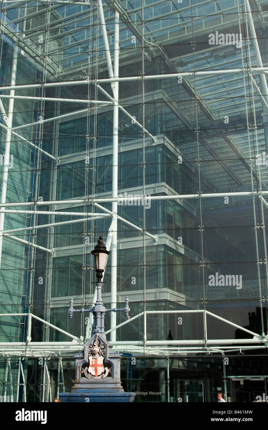 glass building tower bridge road city of london england uk gb Stock ...