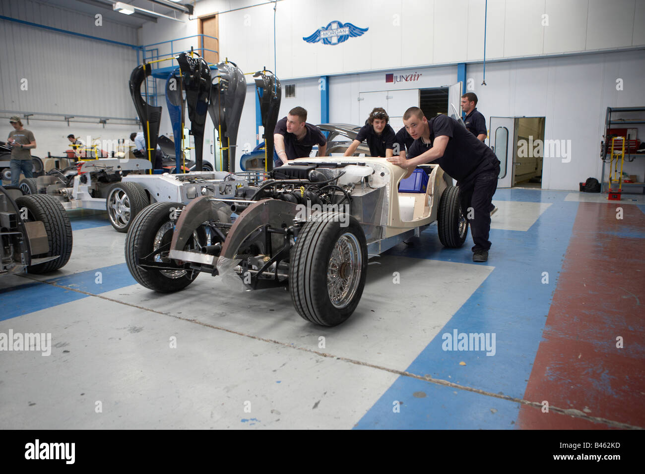 Morgan Cars factory Stock Photo - Alamy
